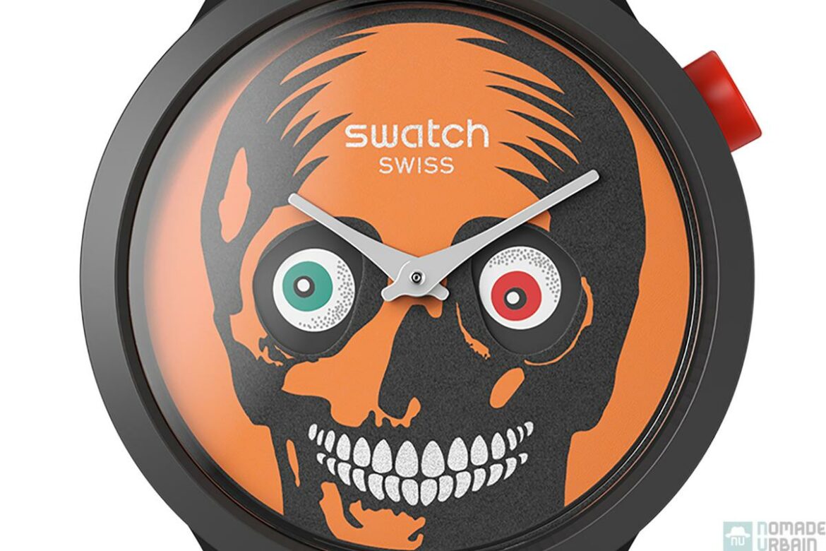 Découvre la Swatch It’s Spooky Time : la montre d’Halloween qui roule ...